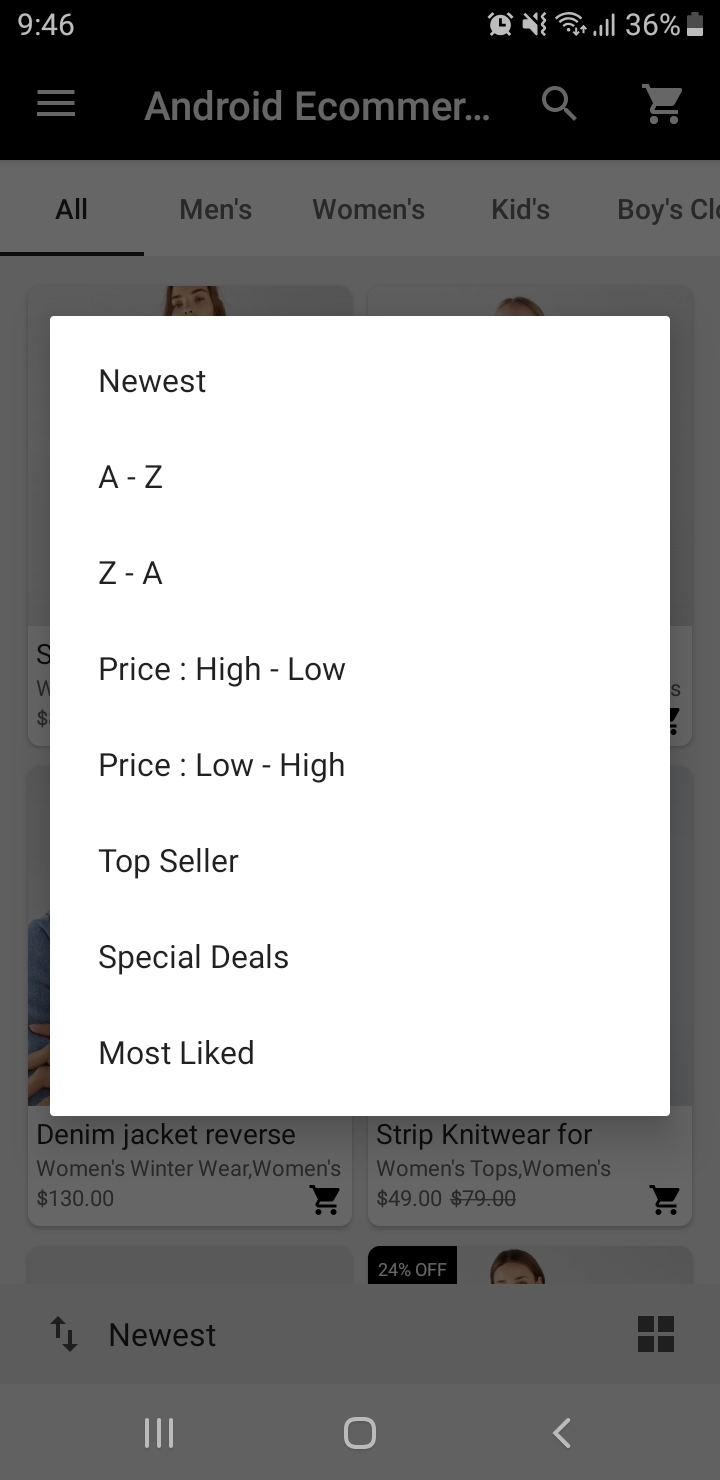Android Ecommerce - Universal Android Ecommerce / Store Full Mobile App with Laravel CMS by ...